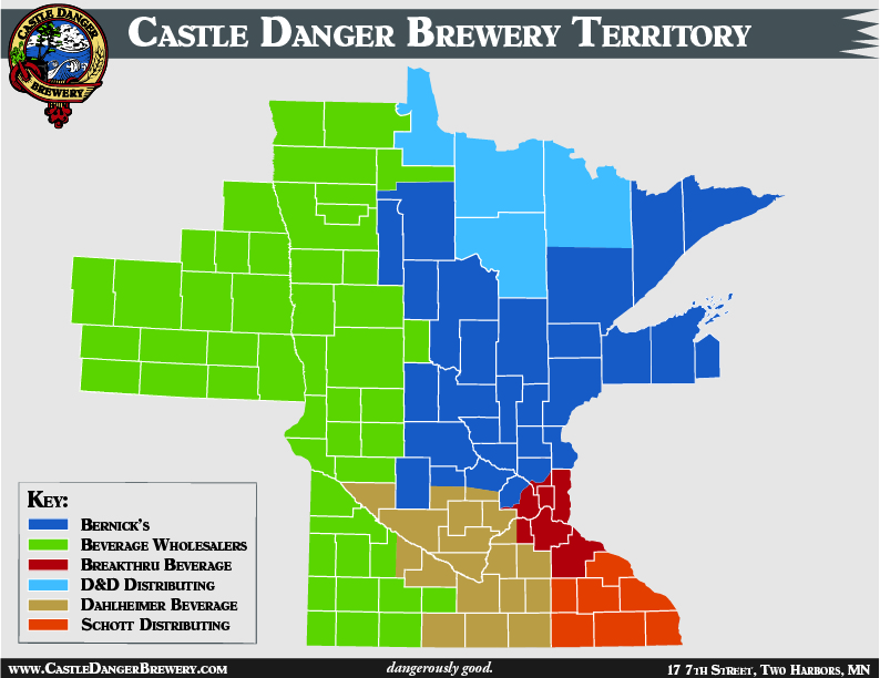 Distribution Territories_Updated - Castle Danger Brewing